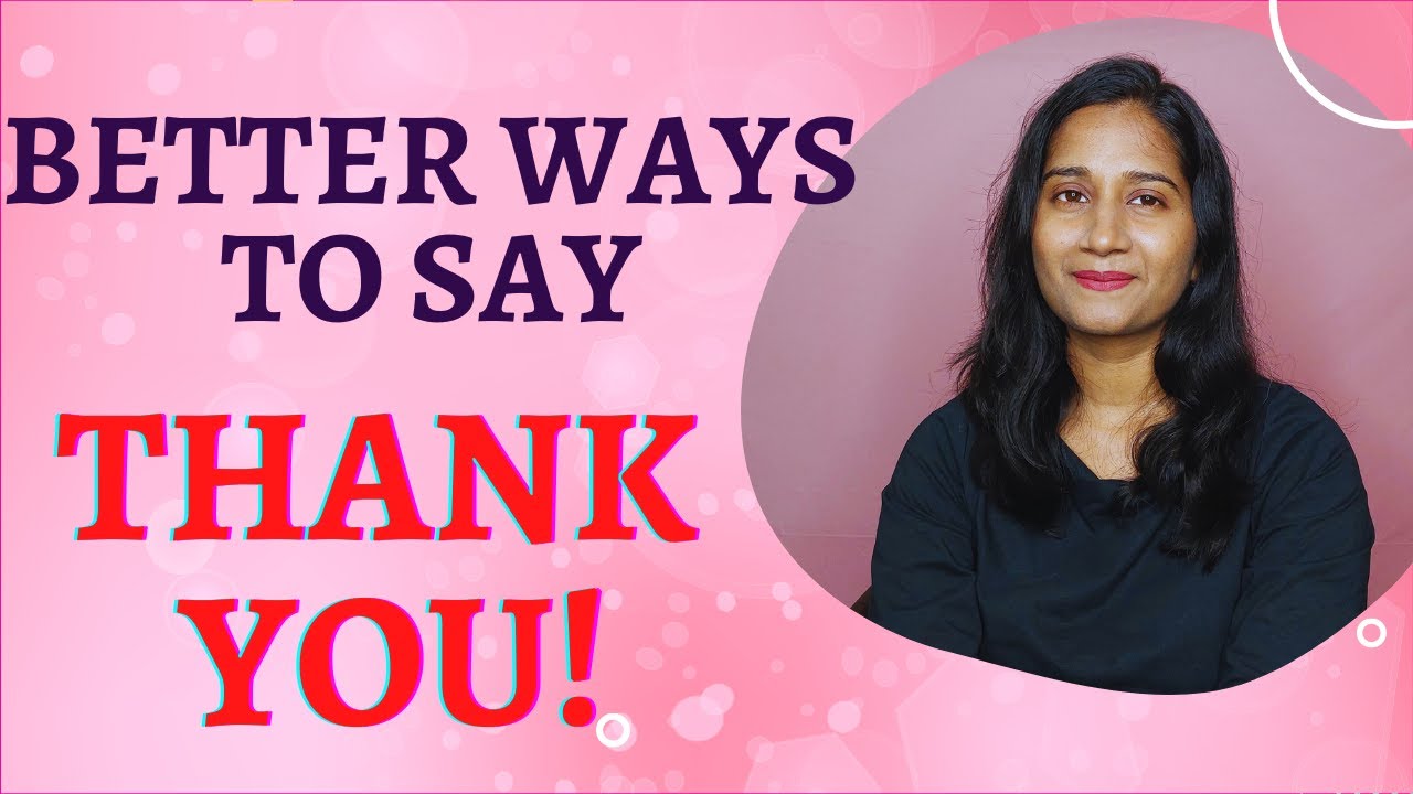 Expressions To Say Thank You