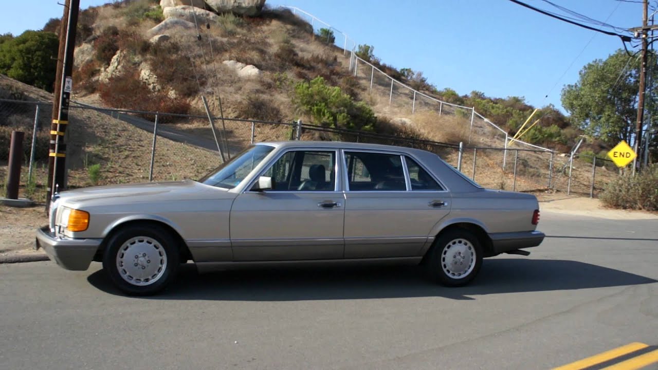 W126 Mercedes Benz 420SEL 1 Owner 560SEL Big body - YouTube