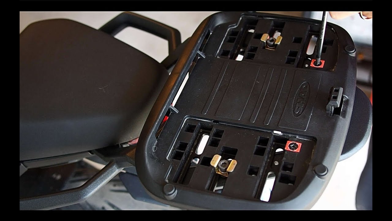 Mounting Shad Top Box on Tiger 660 - YouTube