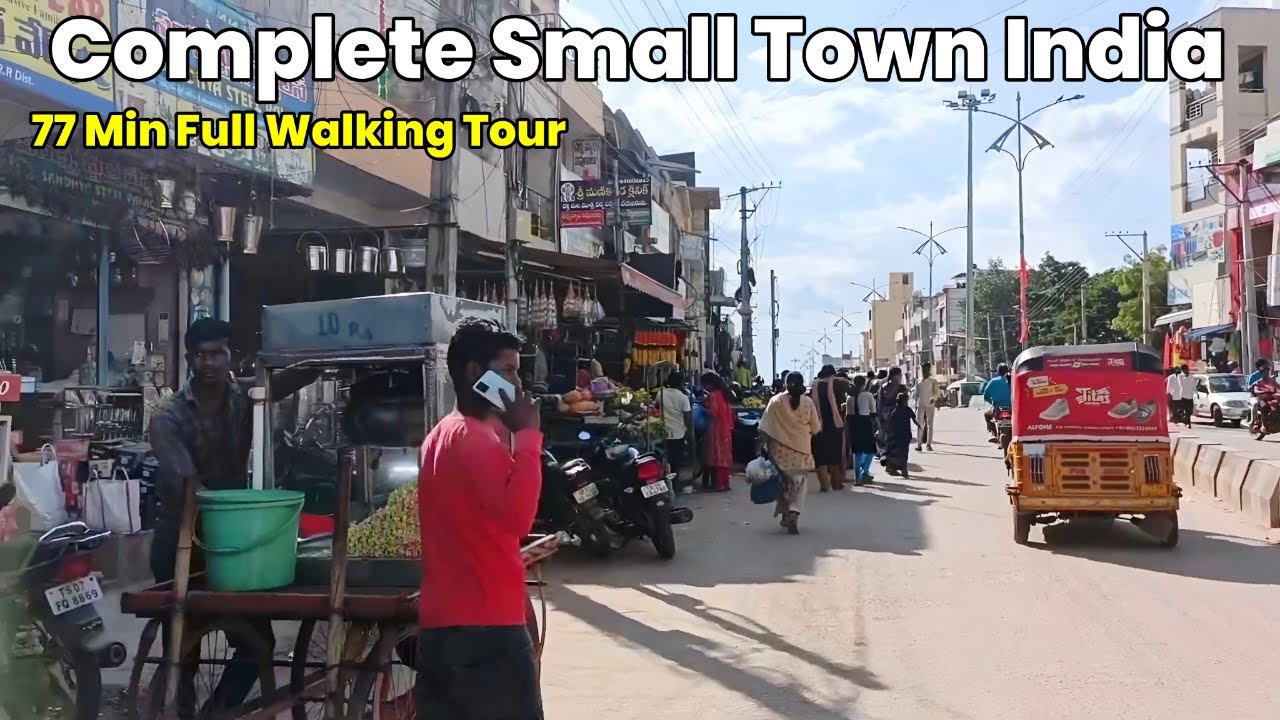 Shadnagar Walking Tour FullHD/60fps. With Coptions. - YouTube
