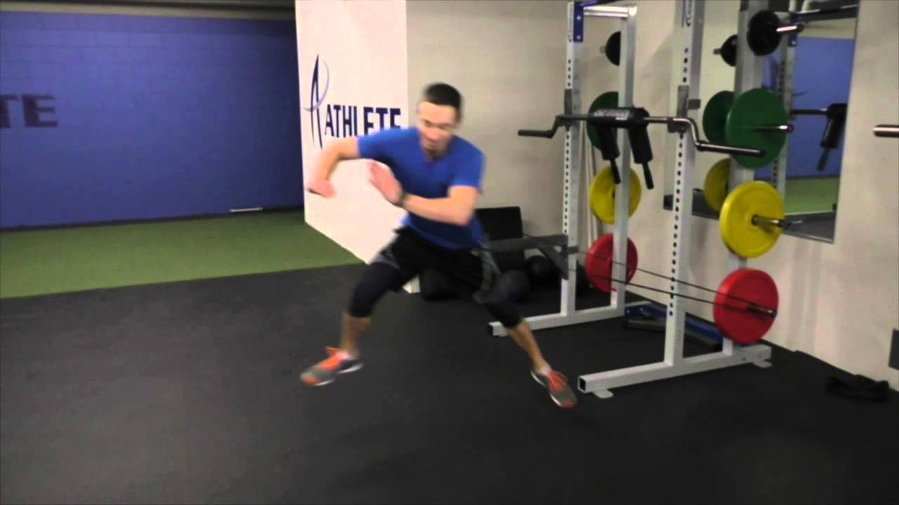 Band-resisted Skater Jump - YouTube