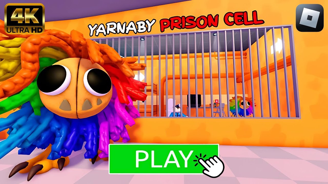 🌈YARNABY BARRY'S PRISON RUN! (Obby) #ScaryObby GAMEPLAY WALKTHROUGH 4K ...