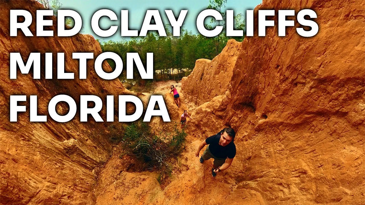 Red Clay Cliff Hiking near Milton FL - Insta360 X3 - 4K - YouTube