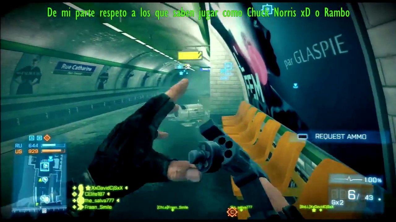 Conquest Operation Metro // bf3 ps3 // battlefield 3 ps3 - YouTube