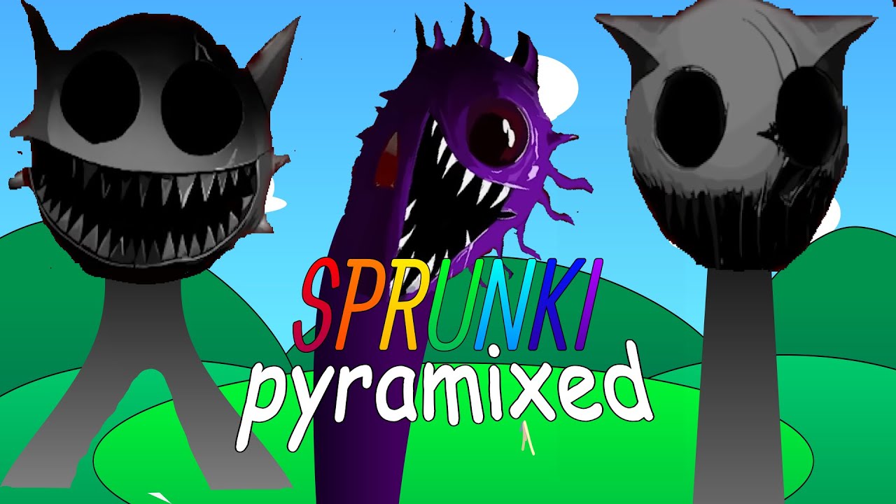 Incredibox Sprunki Pyramixed + Phase 6 ( Durple - White - Gray ) All ...