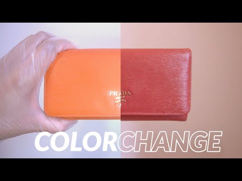 HOW TO RECOLOR A DESIGNER  BAG | SAFFIANO LEATHER | TIPS  2020
