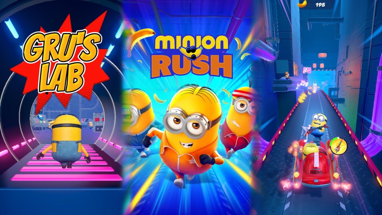 Minion Rush - Gru's Lab - Gameplay - YouTube
