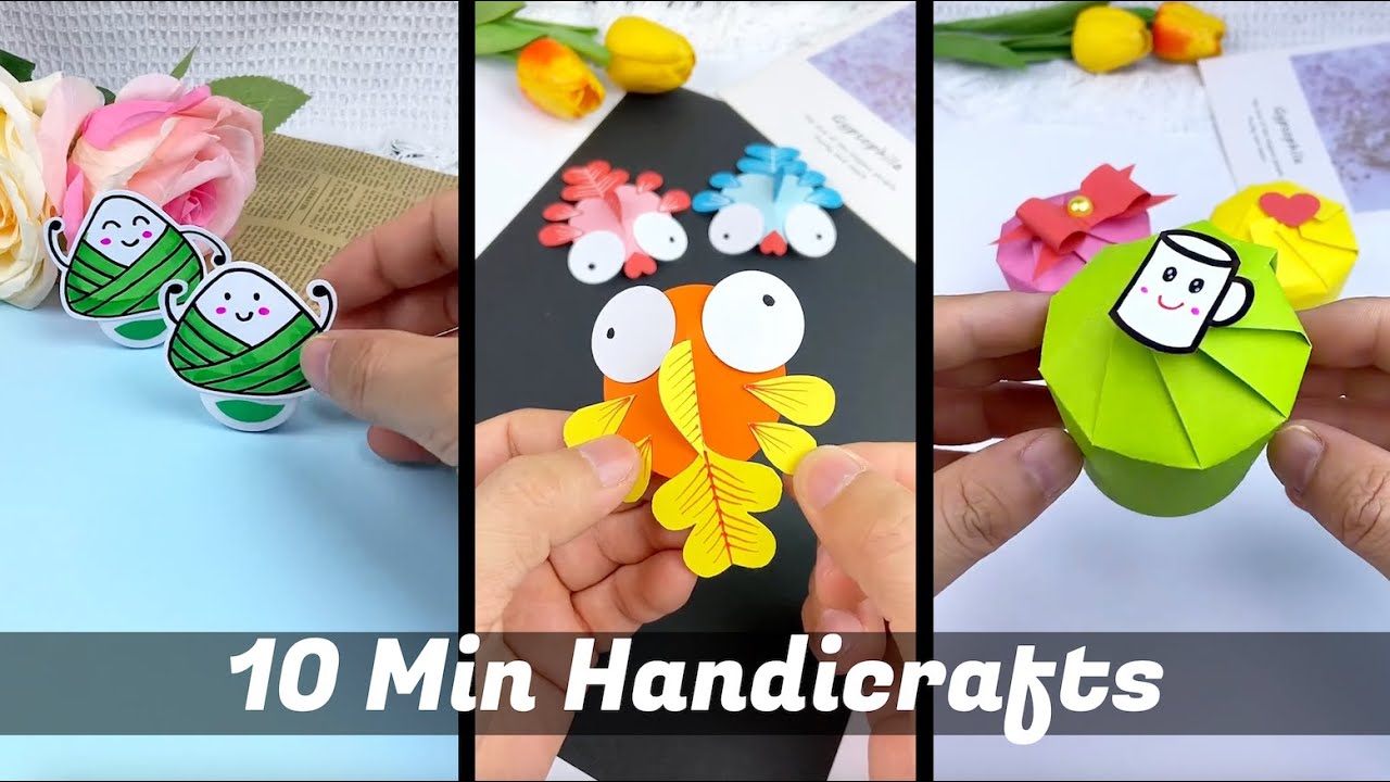 Origami Paper Craft Easy Diy | Easy Paper folding Craft | 10 Min ...