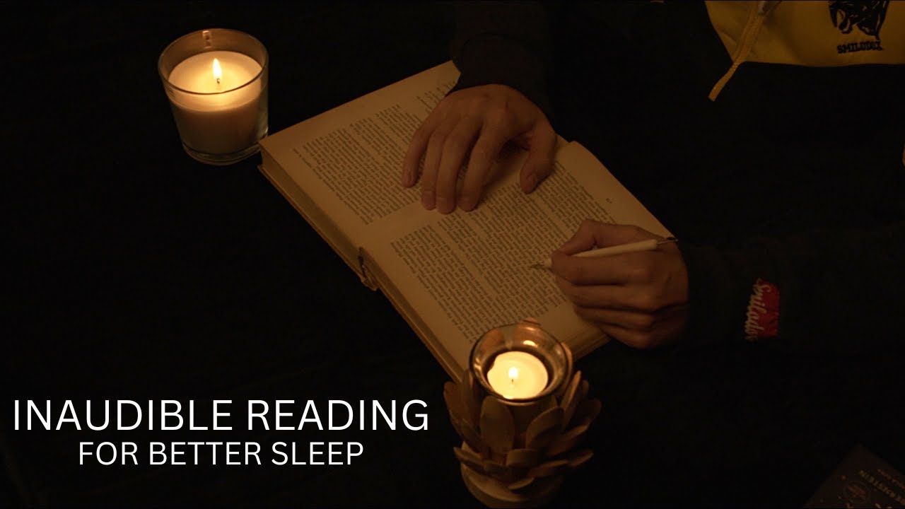 ASMR Inaudible Whisper Reading for Sleep with Mouth Sounds, Breathing ...