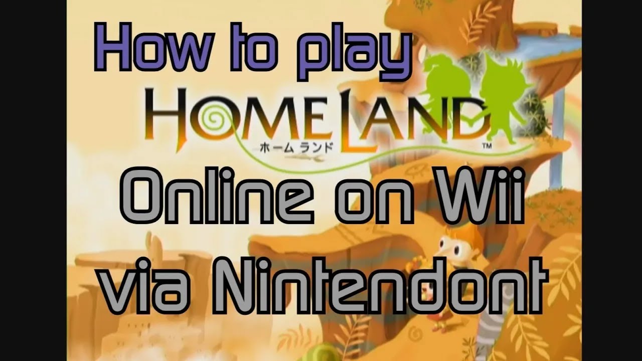 How to play Homeland (GameCube) Online on Wii via Nintendont - YouTube