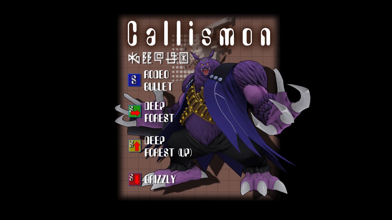 Digimon Rumble Arena Remastered: Callismon - YouTube