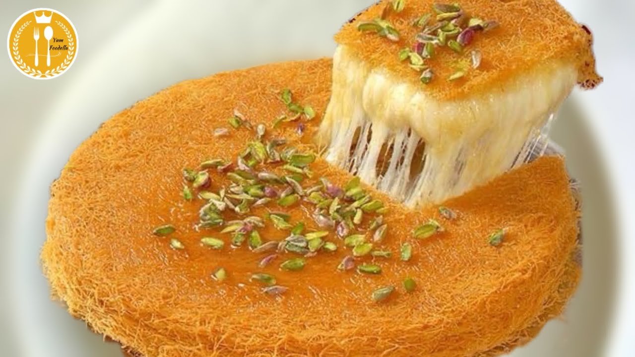 vermicelli Kunafa Recipe By Yum Foodella | Arabic Kunafa | Kunafa ...