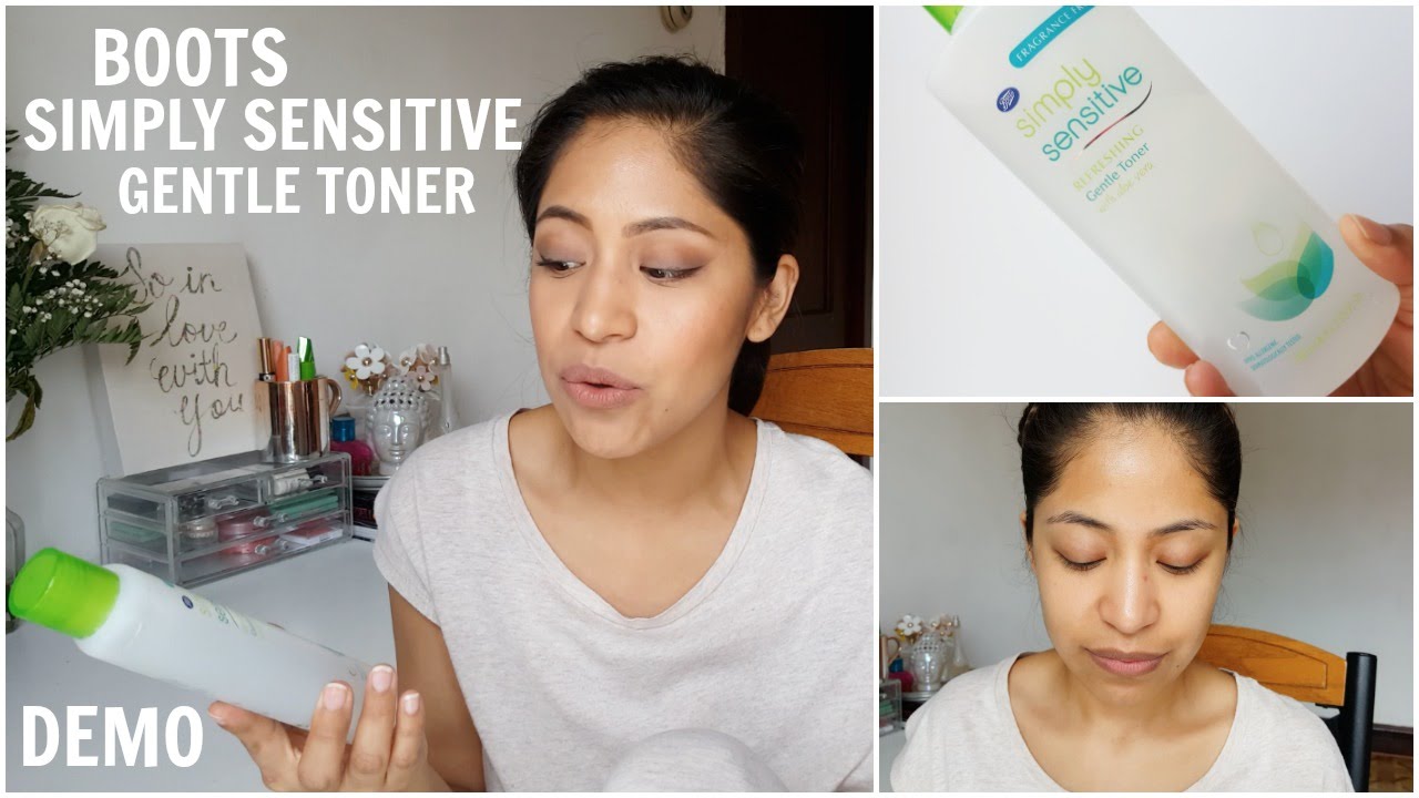 Boots Simply Sensitive Gentle Toner - YouTube