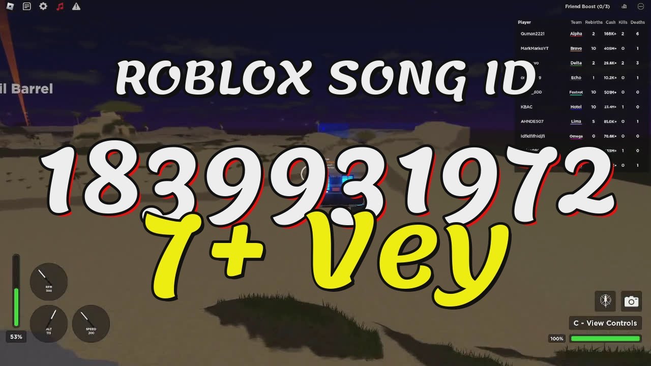 7+ Vey Roblox Song IDs/Codes - YouTube