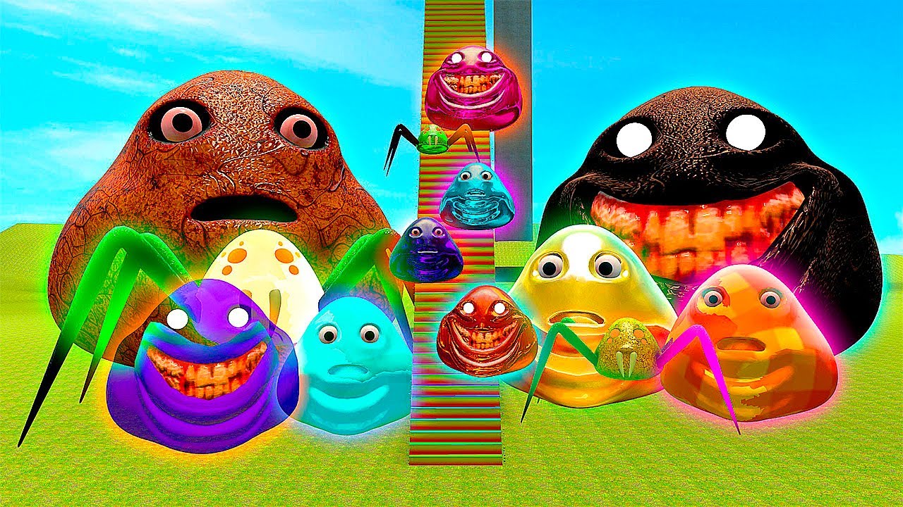 📶 STAIRS ORIGINAL POU SPIDER BOU'S EXE REVENGE FAMILY SPARTAN KICKING ...