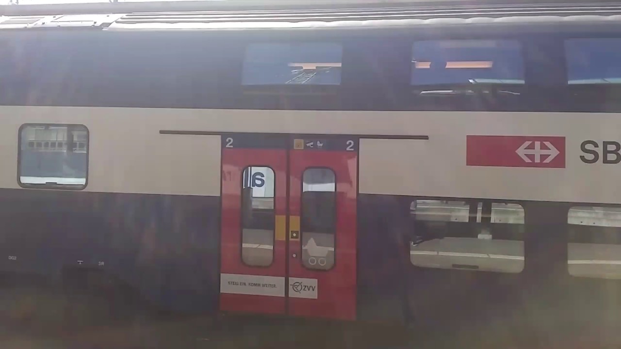 SBB DpZ plus at Aarau - YouTube