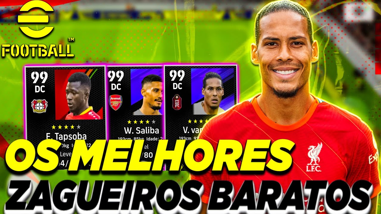 10 MELHORES ZAGUEIROS DO efootball 2023 mobile - YouTube