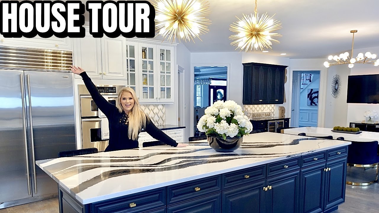 HOUSE TOUR! NEW RENOVATED KITCHEN REVEAL & TOUR | KELLY STRACK - YouTube