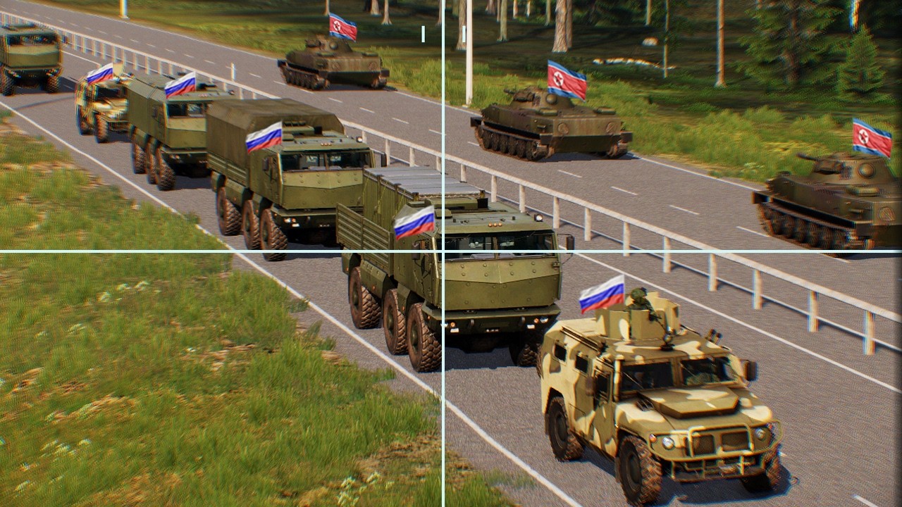 Russian Armored Column with North Koreans BLOWN UP on march by ...