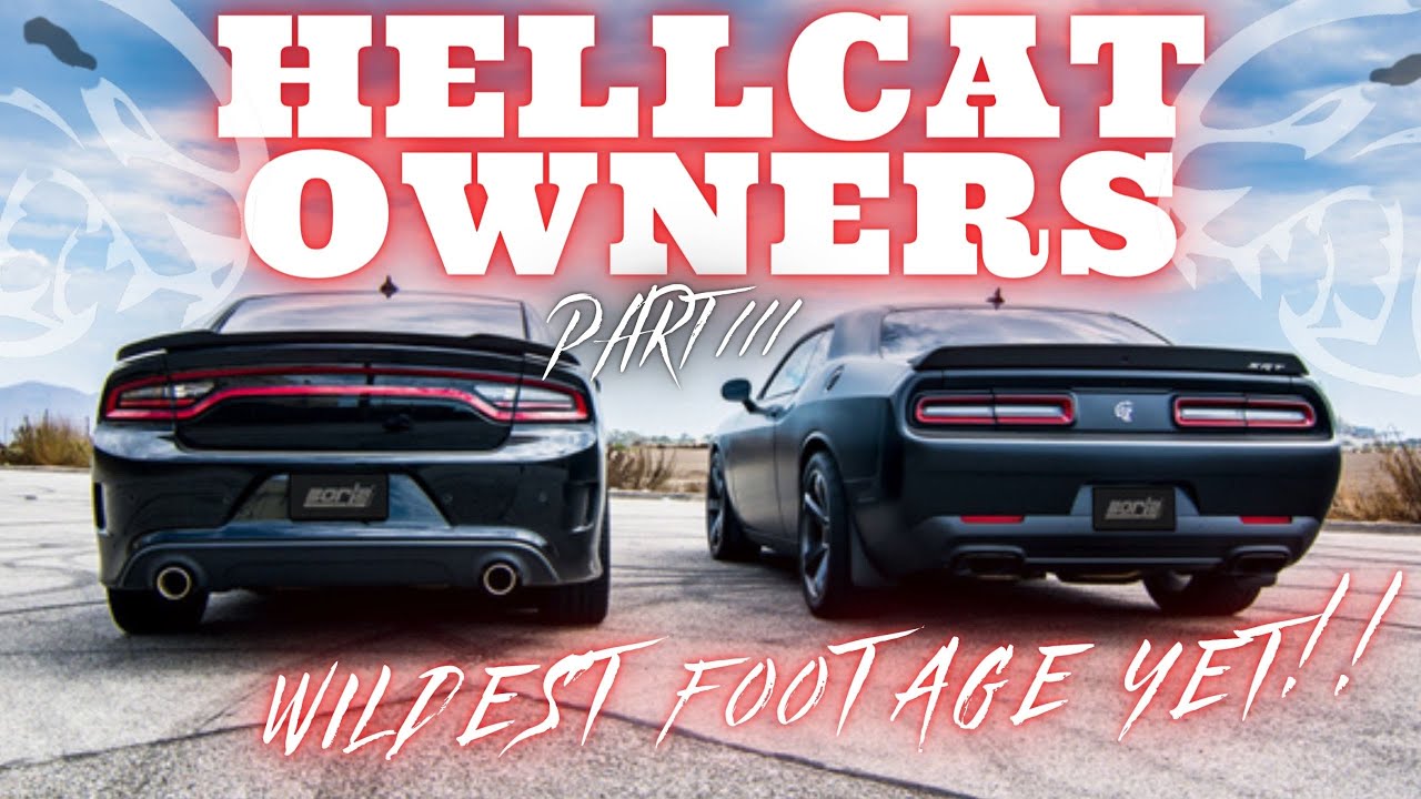 INSANE HELLCAT OWNERS COMPILATION PART 3 (MOST CRAZY CLIPS) - YouTube