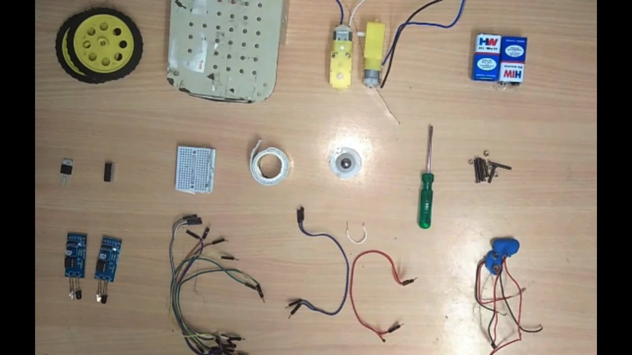 How To Make Line Following Robot(LFR) without Arduino - YouTube