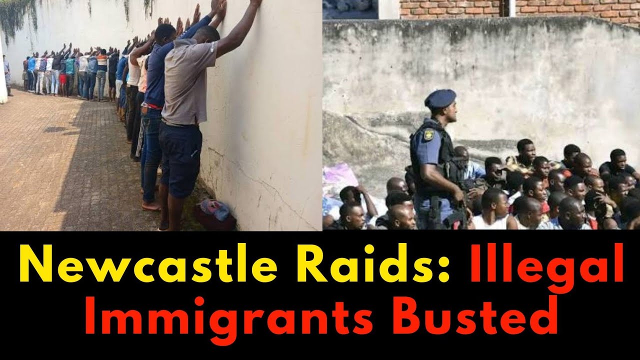 Illegal foreigners got arrested in Newcastle Emabhodini - YouTube