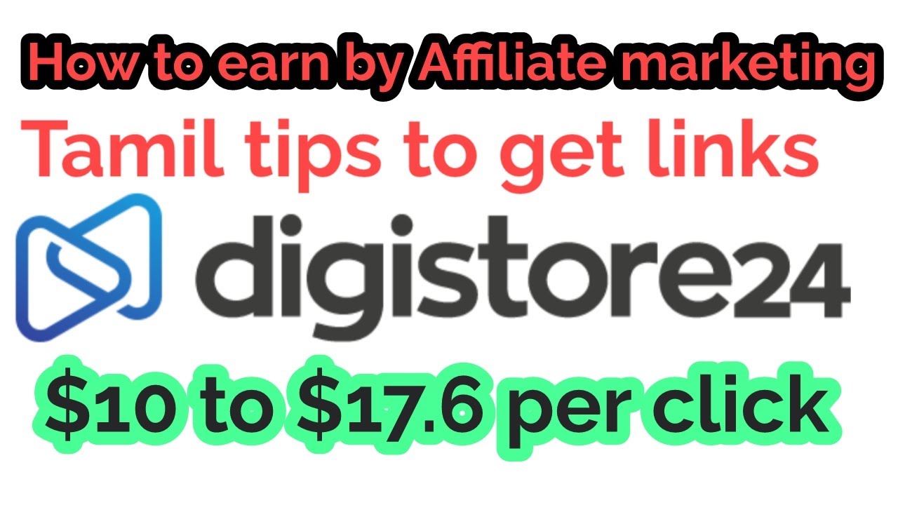 How to earn money from Digistore24 | Tamil| Get links & promote|Make ...