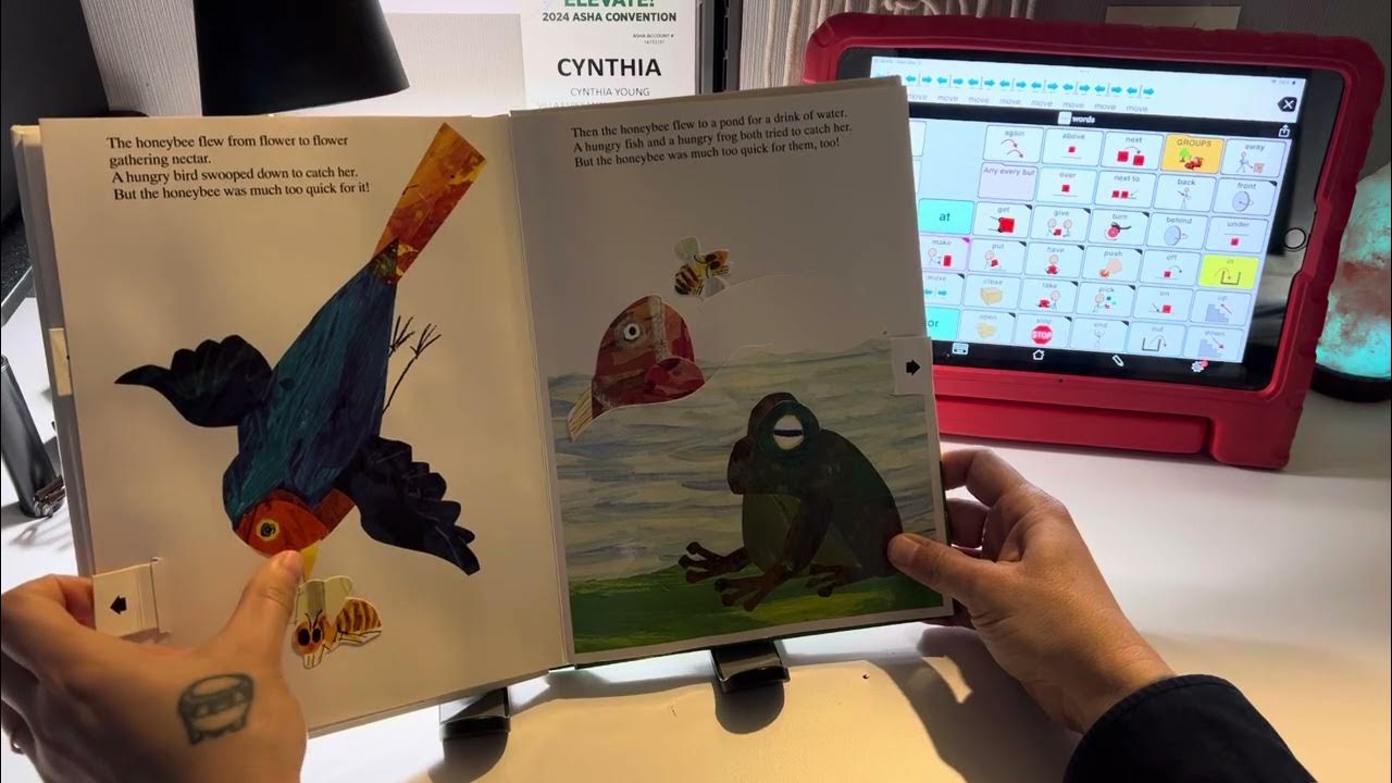 The Honeybee and the Robber Read-Along for AAC Modeling - YouTube