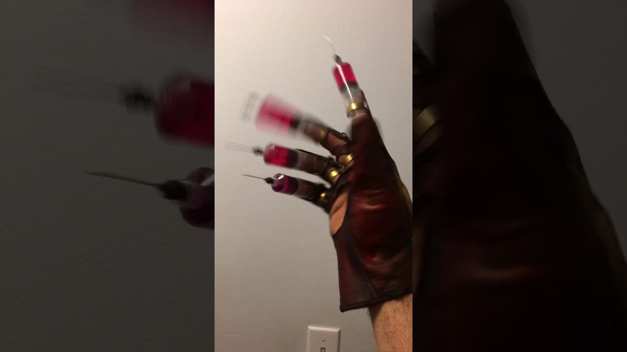 Terrorgloves Demon Needle glove - YouTube