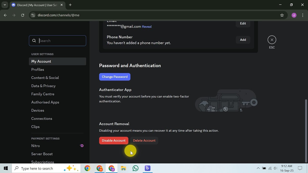 How To Deactivate Your Discord Account - YouTube