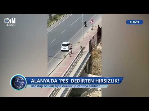 ALANYA’DA ‘PES’ DEDİRTEN HIRSIZLIK!