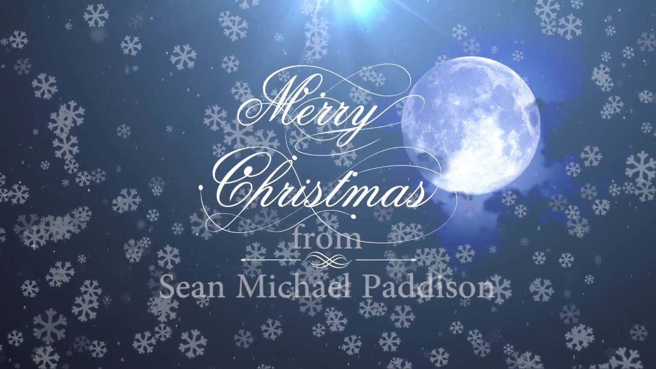 Merry Christmas from Sean Michael Paddison - YouTube
