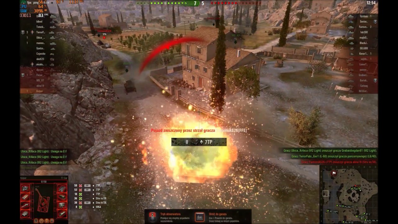 GTX 650 + AMD Phenom II x4 B35 - World of Tanks - YouTube