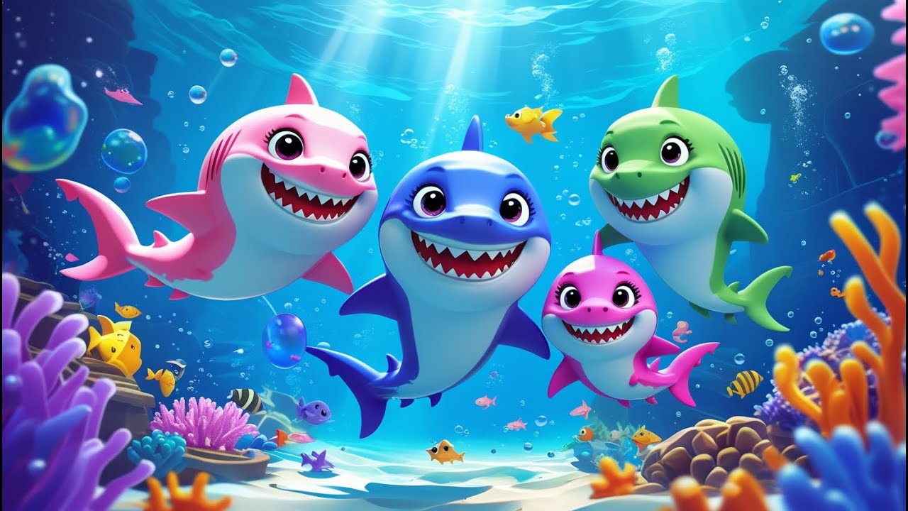 Baby Shark Family 🦈🎶 | Fun Nursery Rhyme for Kids | Sing & Dance Along ...