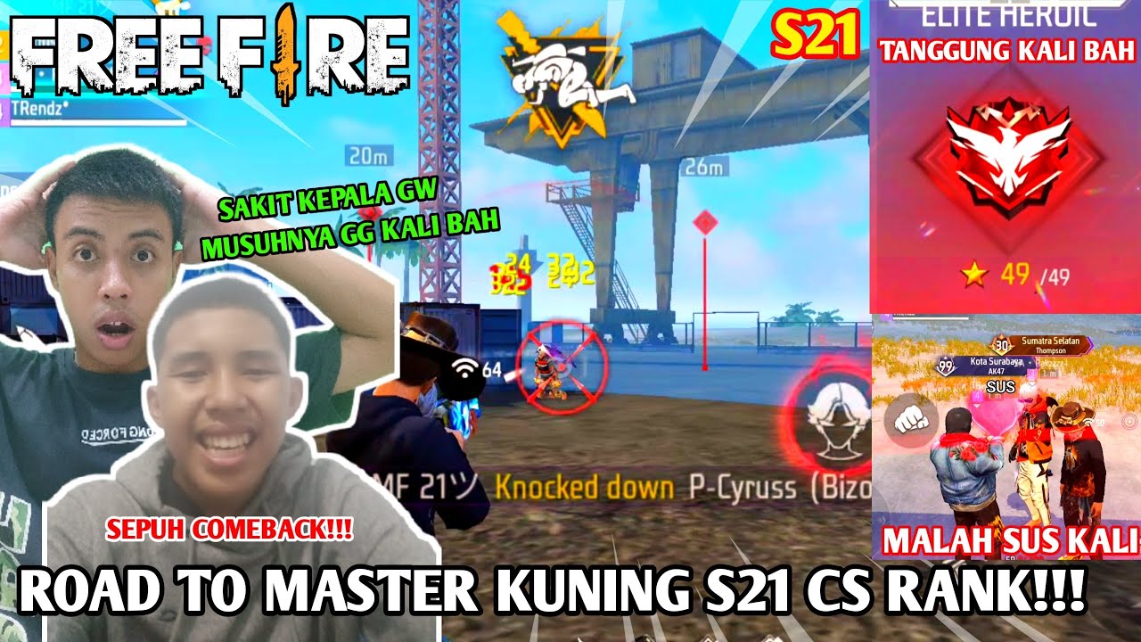 ROAD TO MASTER KUNING CS RANKED SEASON 21!!! | 12X WIN STREAK - Free ...