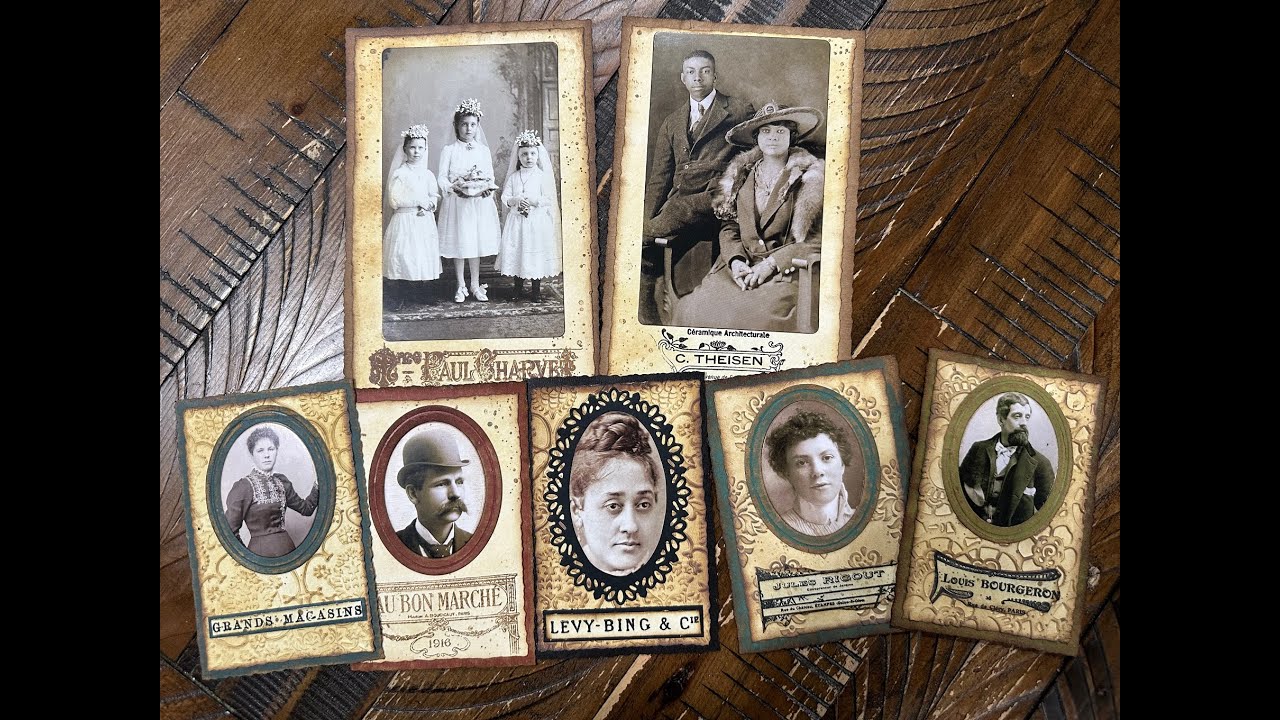Craft With Me - Let's Make Our Own Faux Cabinet Cards - So Fun, So Easy ...