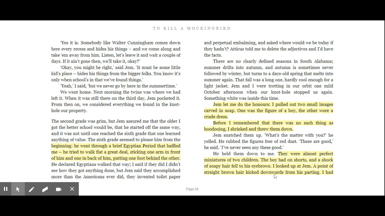 To Kill A Mockingbird Chapter 7 - YouTube