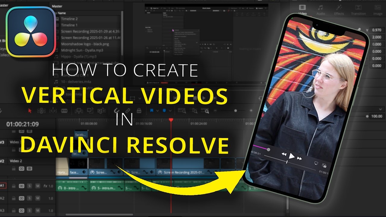 How to Create Vertical Videos in DaVinci Resolve | Easy Tutorial - YouTube