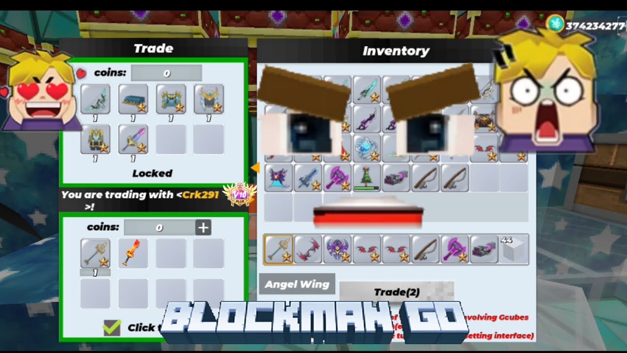 (47) How to get rich 🤑 💵 Trade in block man go sky block enjoy video # ...