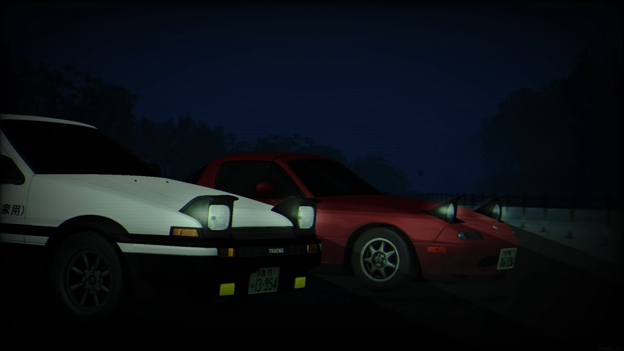 [ Initial D ] ae86 vs miata [Annalise - Promised Land] - YouTube