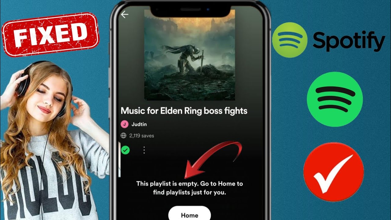 How To Fix Spotify This Playlist Is Empty Problem | Spotify Empty ...