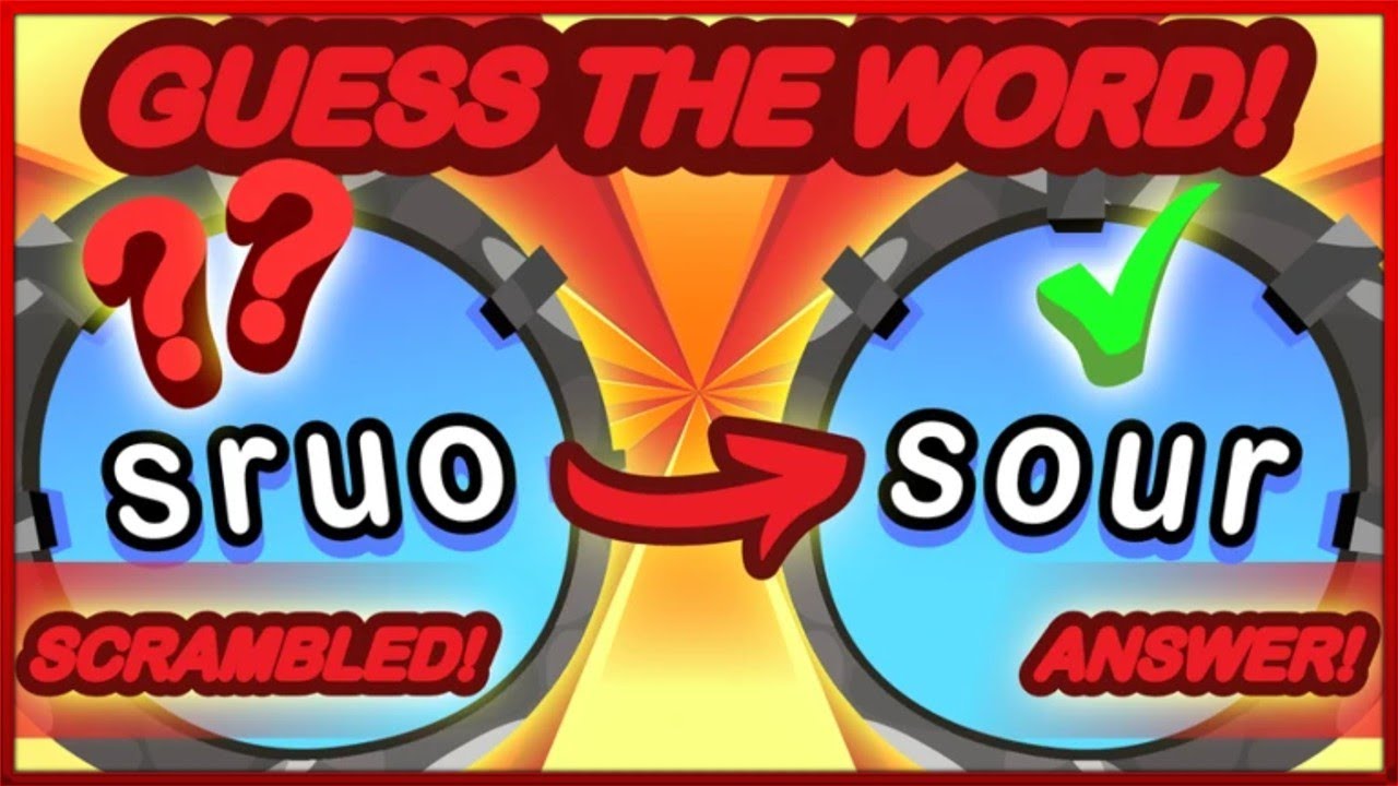 Roblox - Impossible Word Unscrambler - YouTube