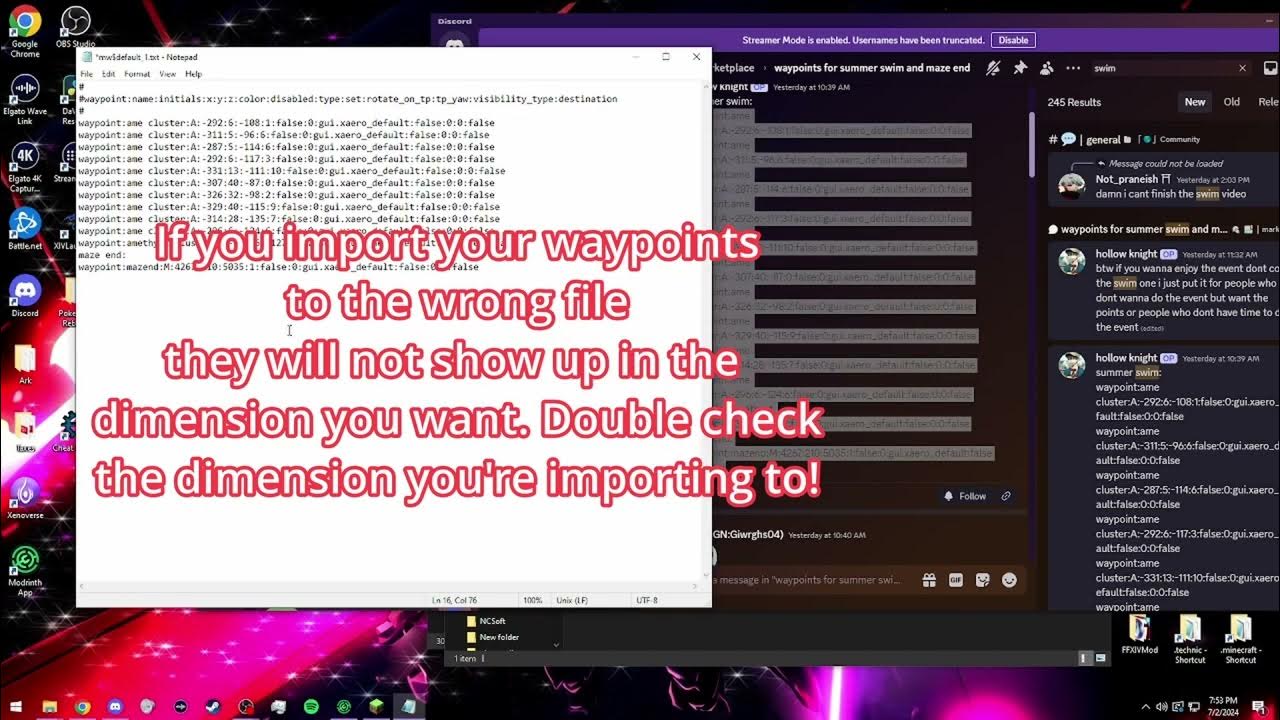 How to Import/Export Waypoints with Xaero's Minimap - YouTube