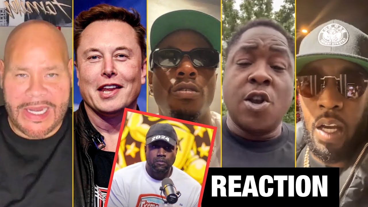 Rappers And Celebs Reaction Kanye West VIRAL Interview Of Drink Champs ...