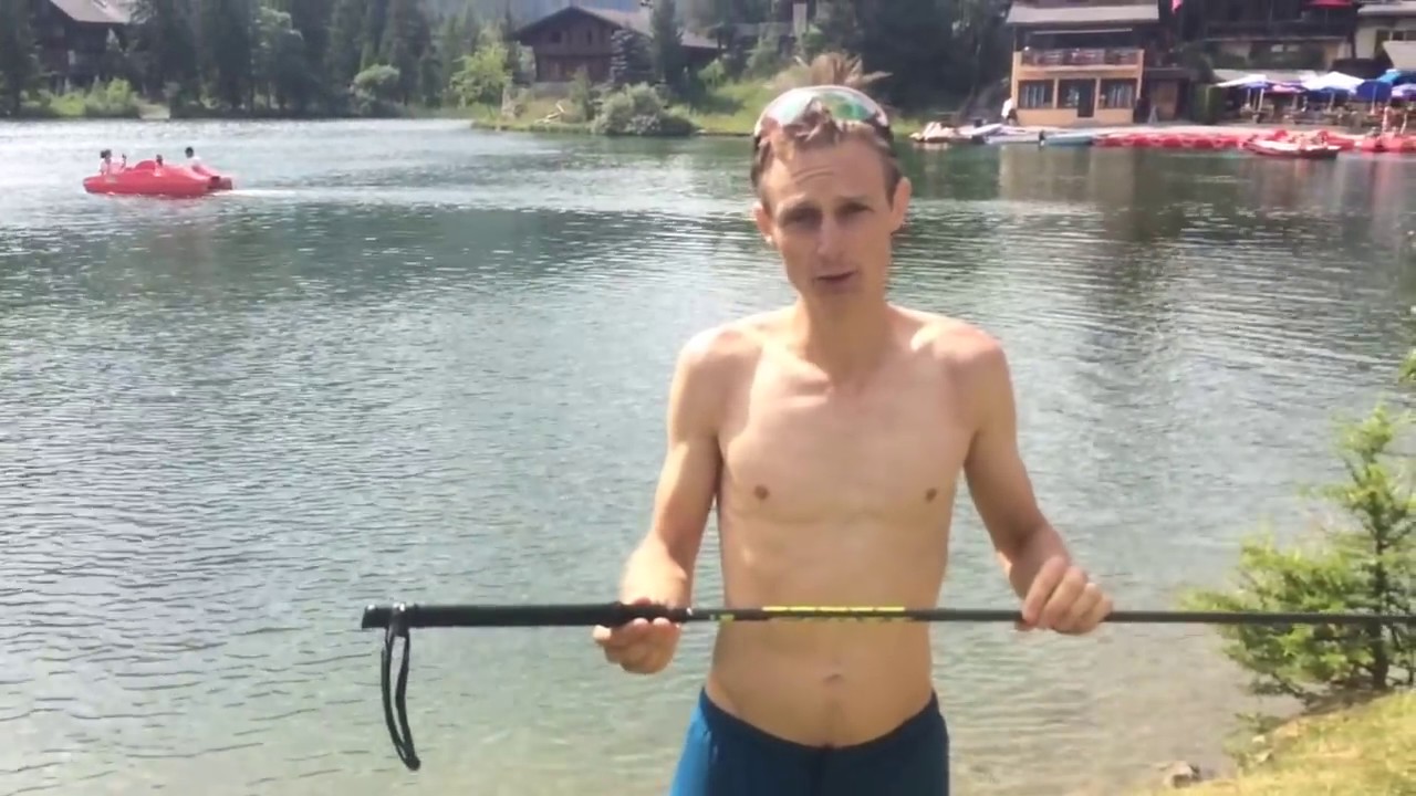 Top tips for running with poles - YouTube