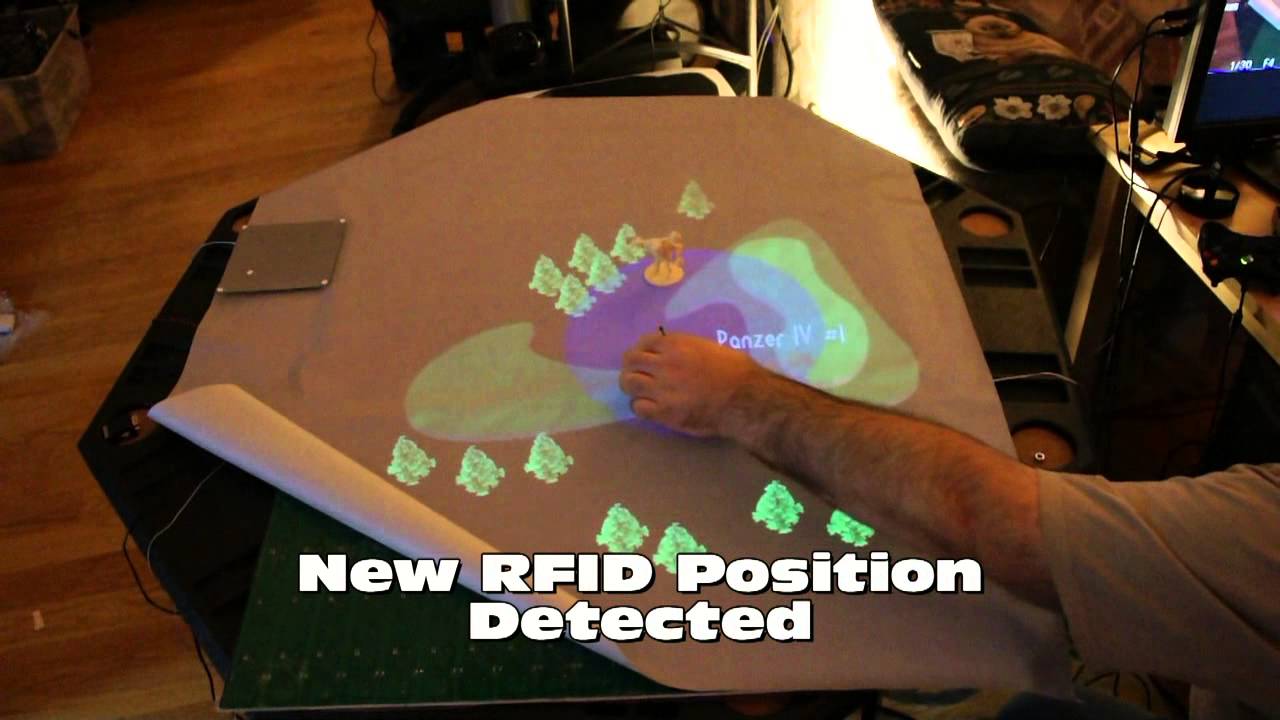 RFID Grid Test Footage - Board Games and War Simulations - YouTube