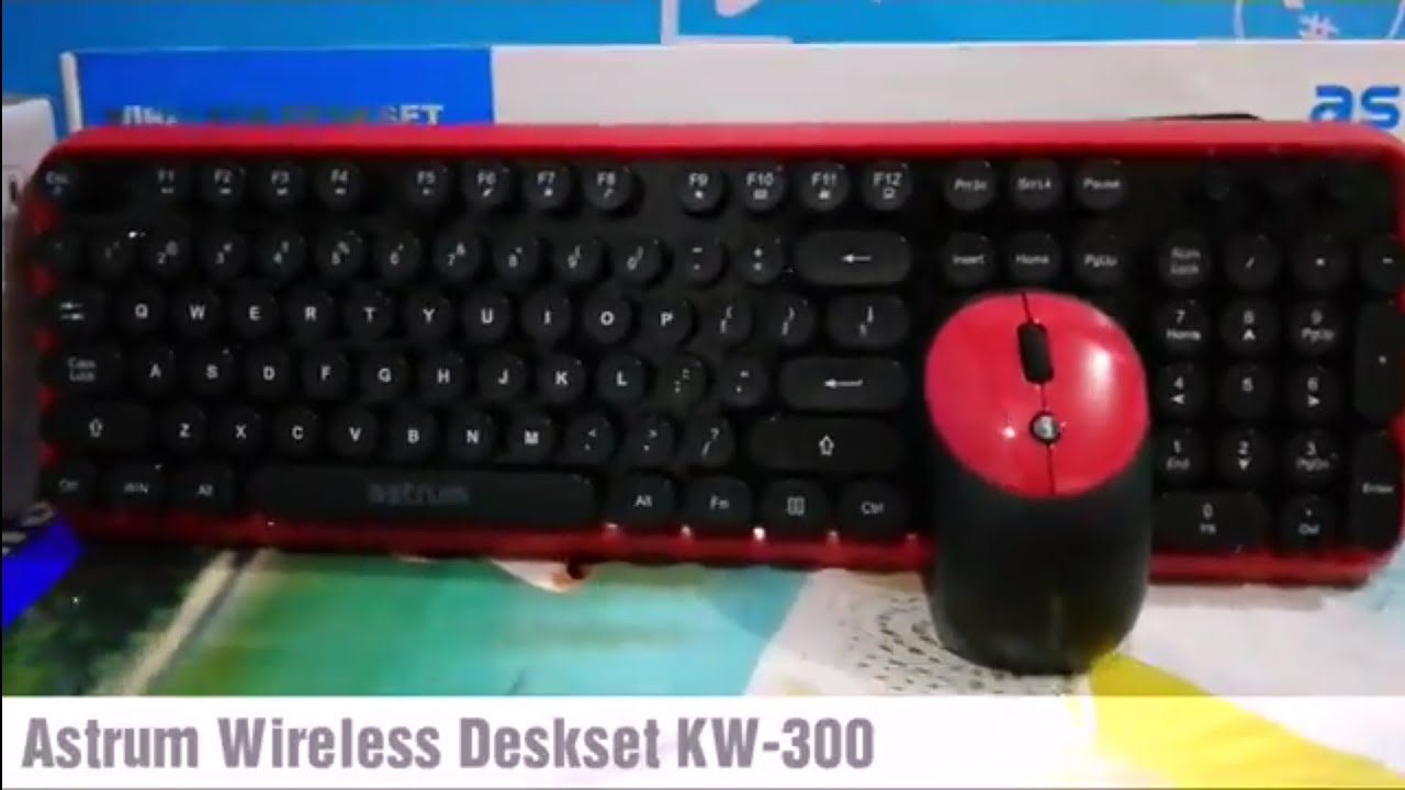Astrum Wireless Deskset KW300 । Unboxing & Review Video - YouTube