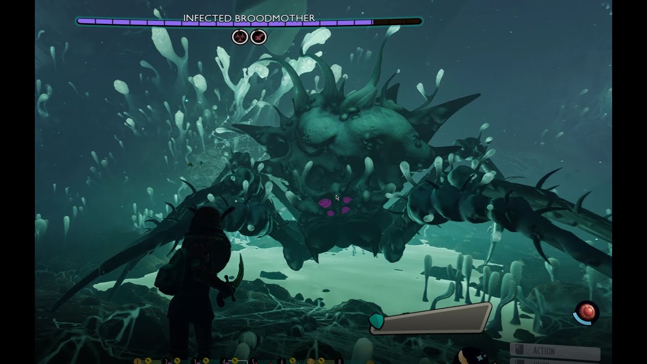 Grounded Infected Broodmother - Full Fight - Medium/Normal Mode - YouTube