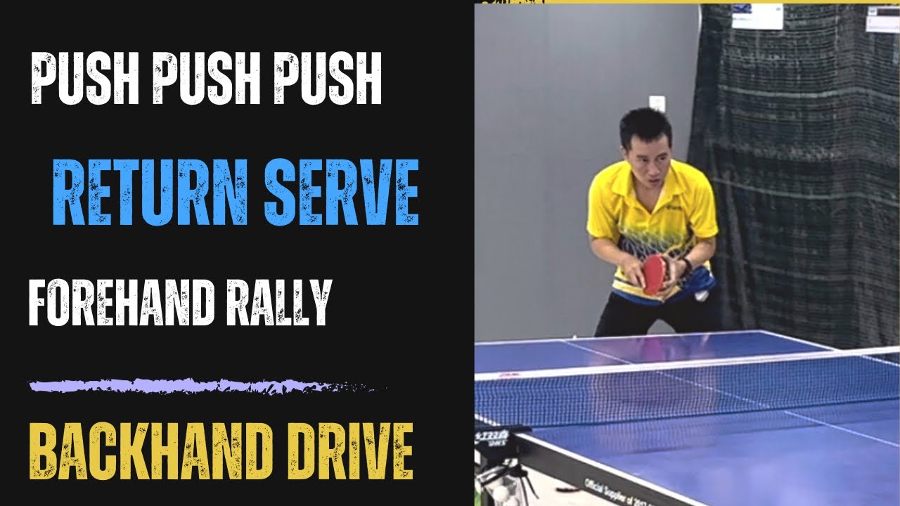 Returning Serve by Pushing. Attack and Defense Training in Table Tennis ...
