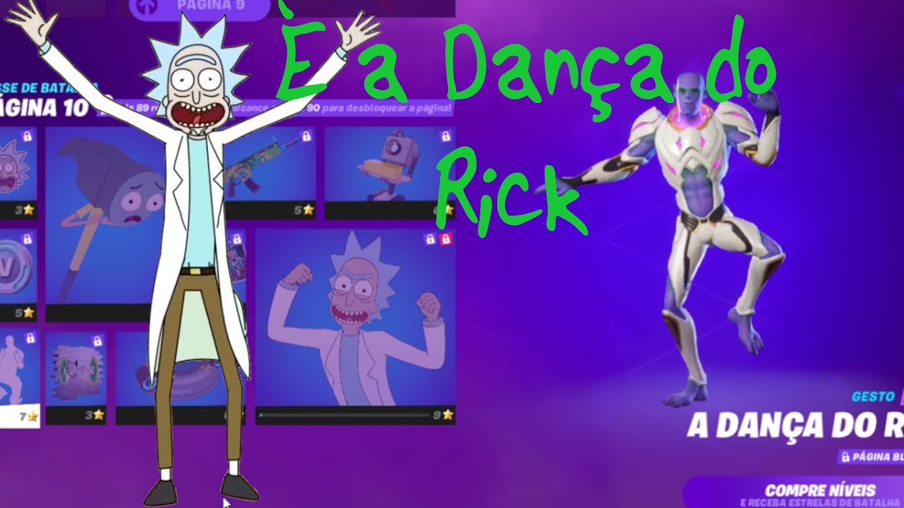 Dança do Rick no Fortnite #SHORTS - YouTube